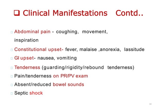 Peritonitis Seminar Pptx Ppt