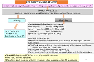 Peritonitis Seminar pptx | PPTX