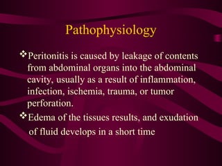 nursing care for a patiet with a Peritonitis.ppt