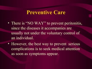 nursing care for a patiet with a Peritonitis.ppt