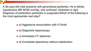 Peritonitis - Different Types and Special Forms | PDF