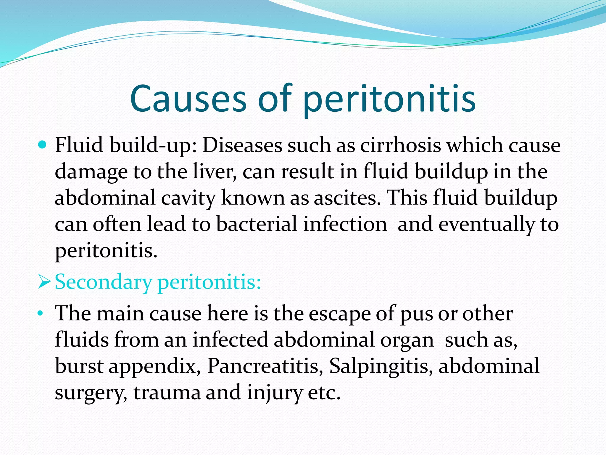 Peritonitis emerson | PPTX