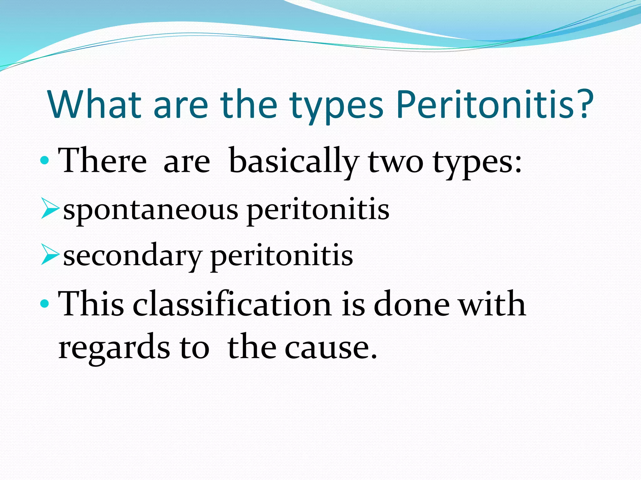 Peritonitis emerson | PPTX