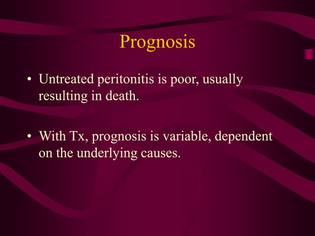 Peritonitis (1).ppt or inflammation of peritoneum | PPT