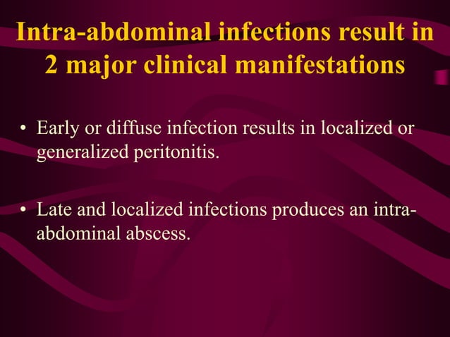 Peritonitis (1).ppt or inflammation of peritoneum | PPT | Free Download