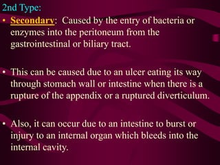 Peritonitis (1).ppt or inflammation of peritoneum | PPT
