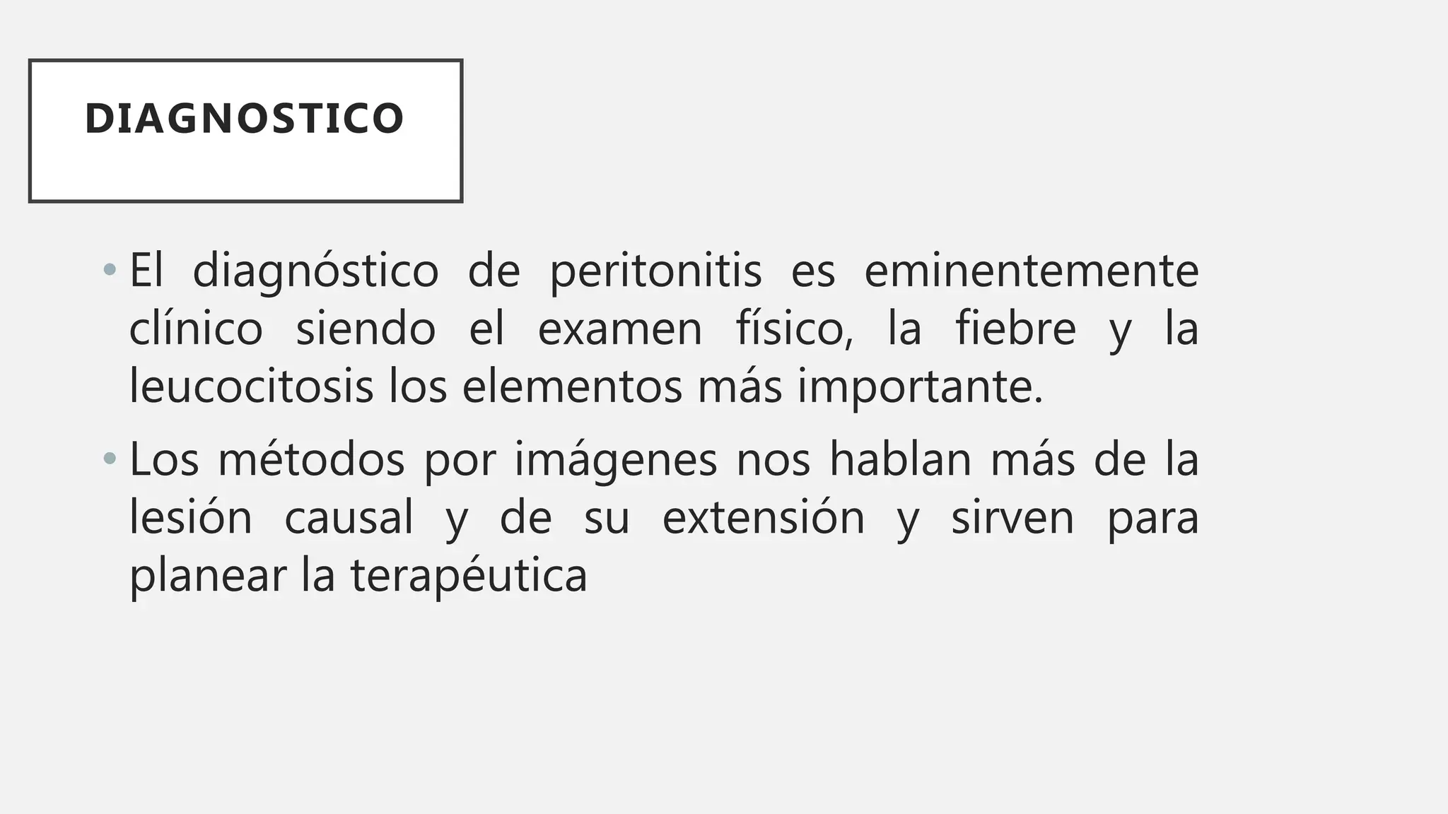 peritonitis primaria, secundaria y terciaria | PDF