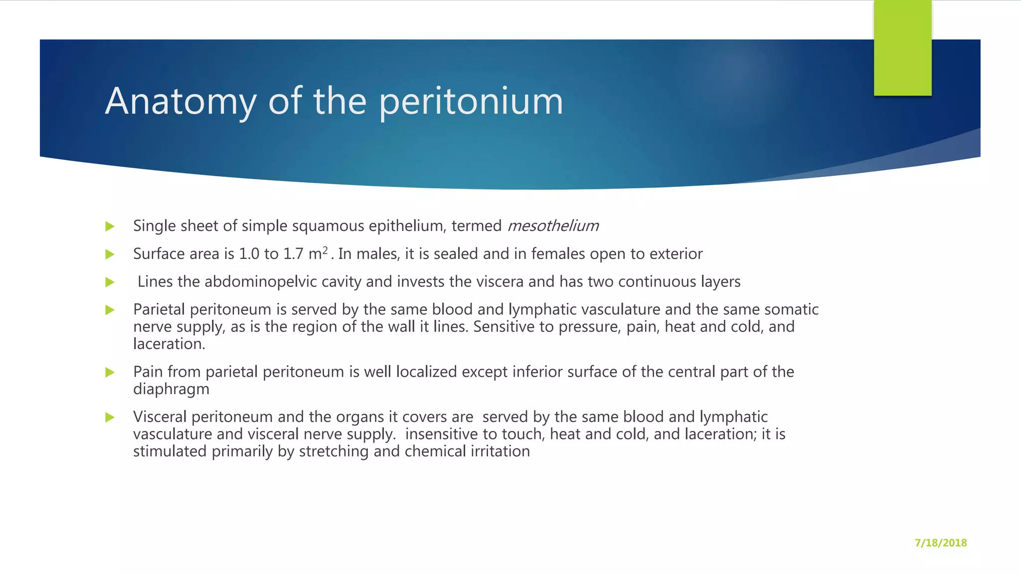 Peritonitis and intra abdominal abscess | PPTX