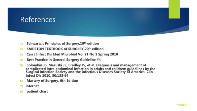 Peritonitis and intra abdominal abscess | PPTX | Digestive Disorders ...