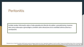 Peritonitis asociada ala Dialisis Peritoneal .pptx