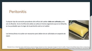 Peritonitis asociada ala Dialisis Peritoneal .pptx
