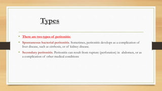 Peritonitis ppt by ameer | PPT