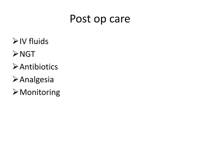 Peritonitis Rochi sfuchas | PPTX