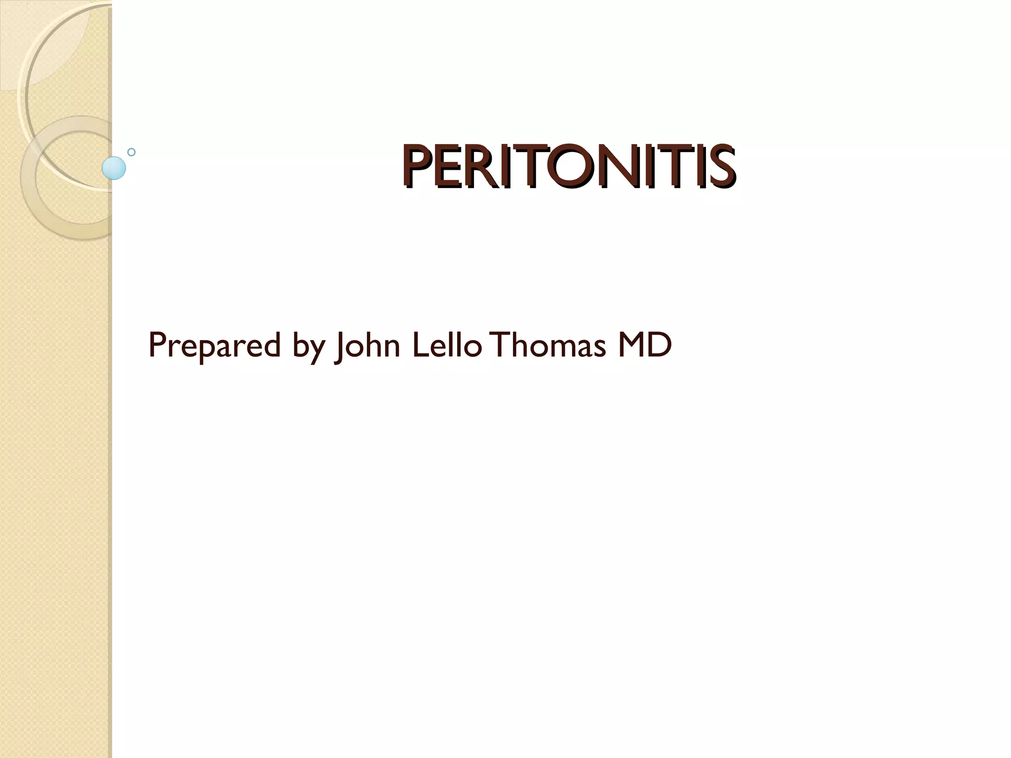 Peritonitis kawiz | PPT