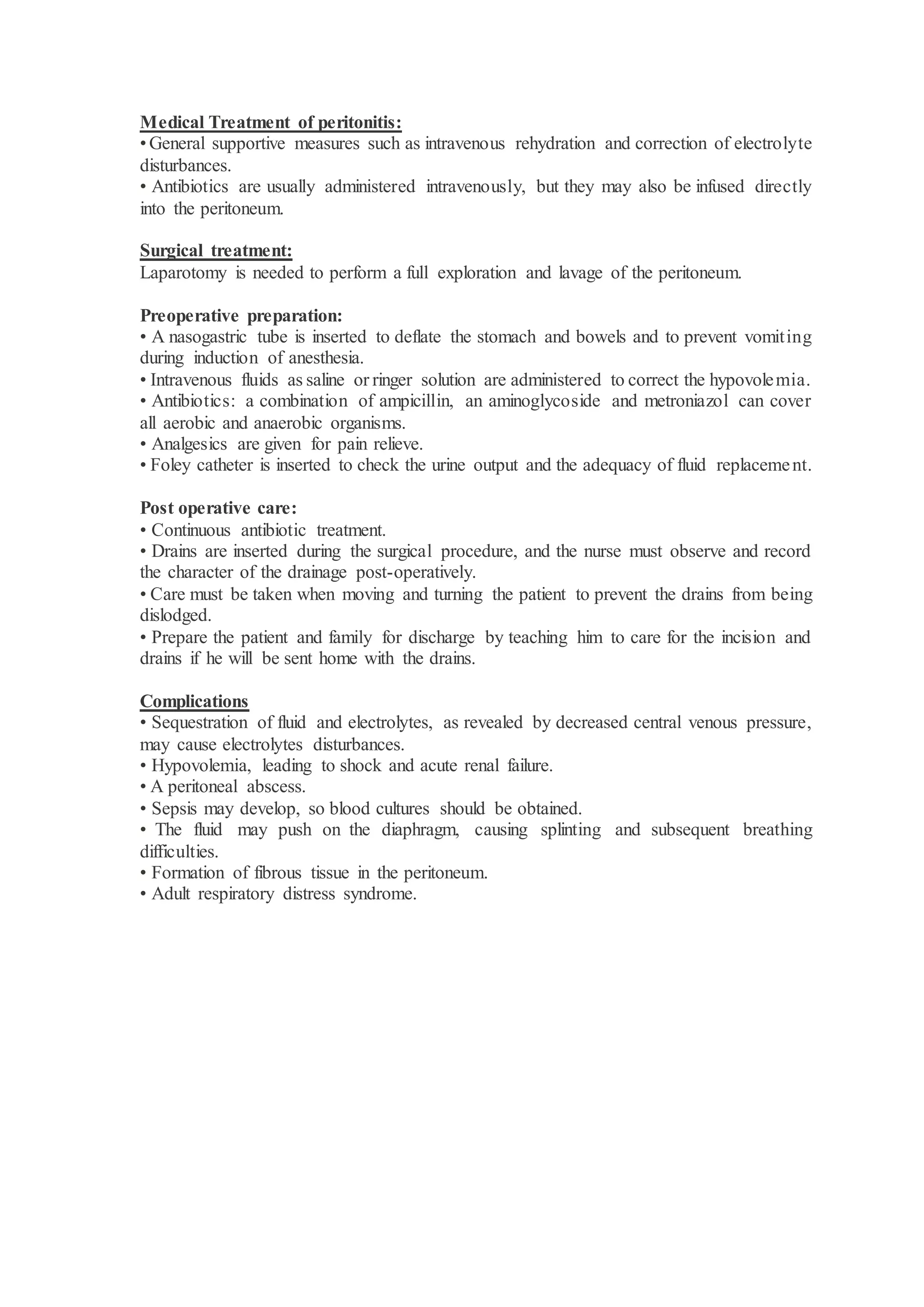 Peritonitis | DOCX