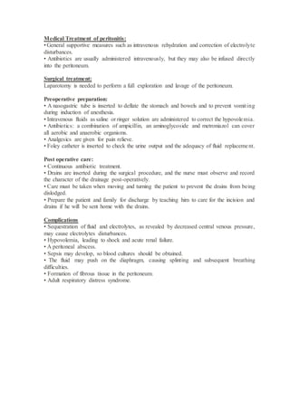 Peritonitis | DOCX