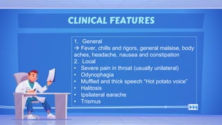 Peritonsillar Abscess (Quinsy) | PPTX