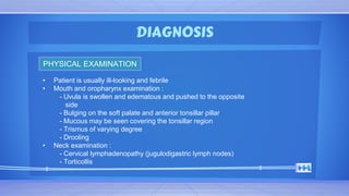 Peritonsillar Abscess (Quinsy) | PPT
