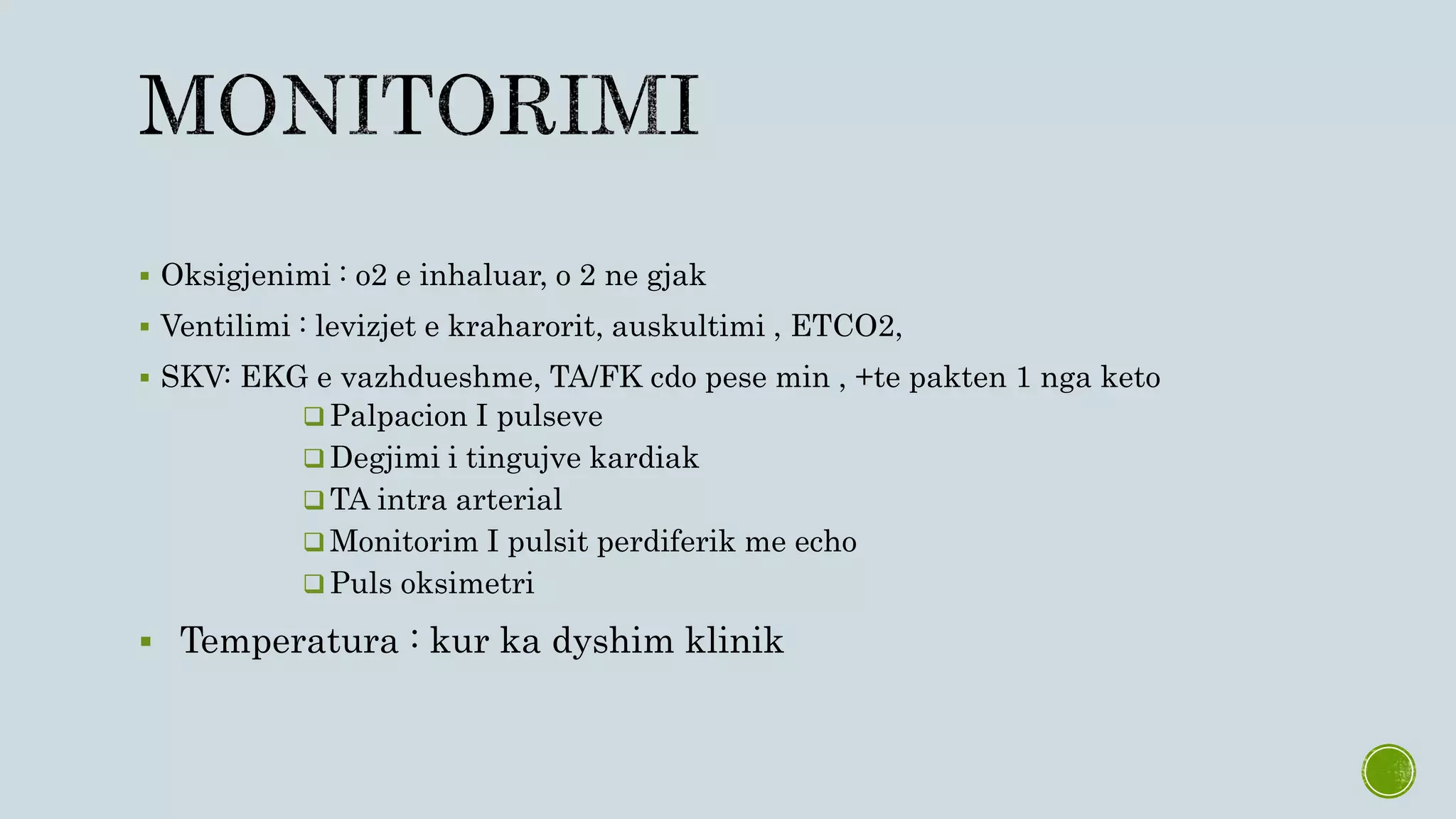 Periudha intra operatore/Anestezia | PPTX