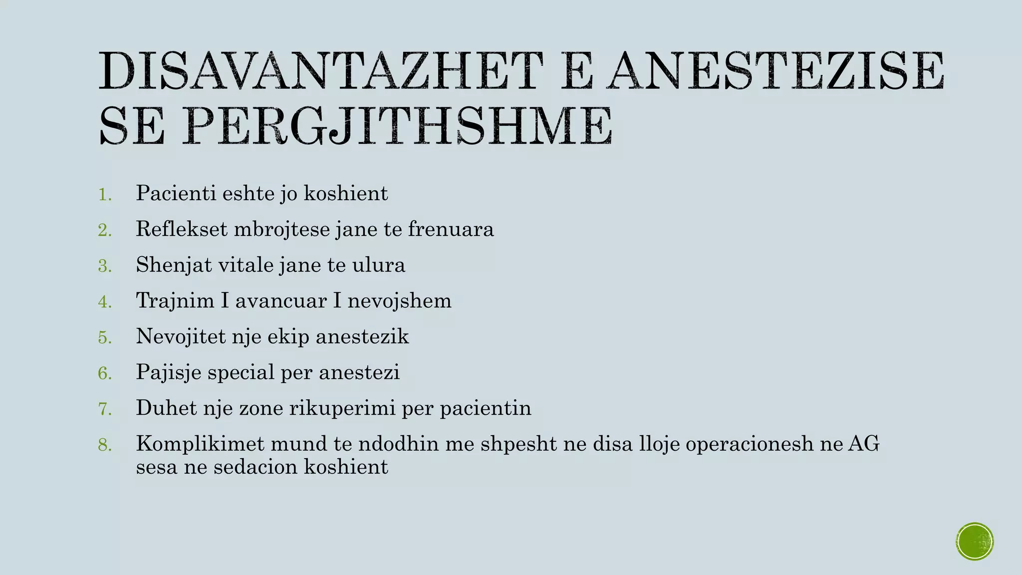 Periudha intra operatore/Anestezia | PPTX