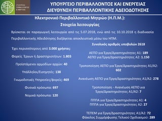 Περιβαλλοντική Αδειοδότηση | PPTX