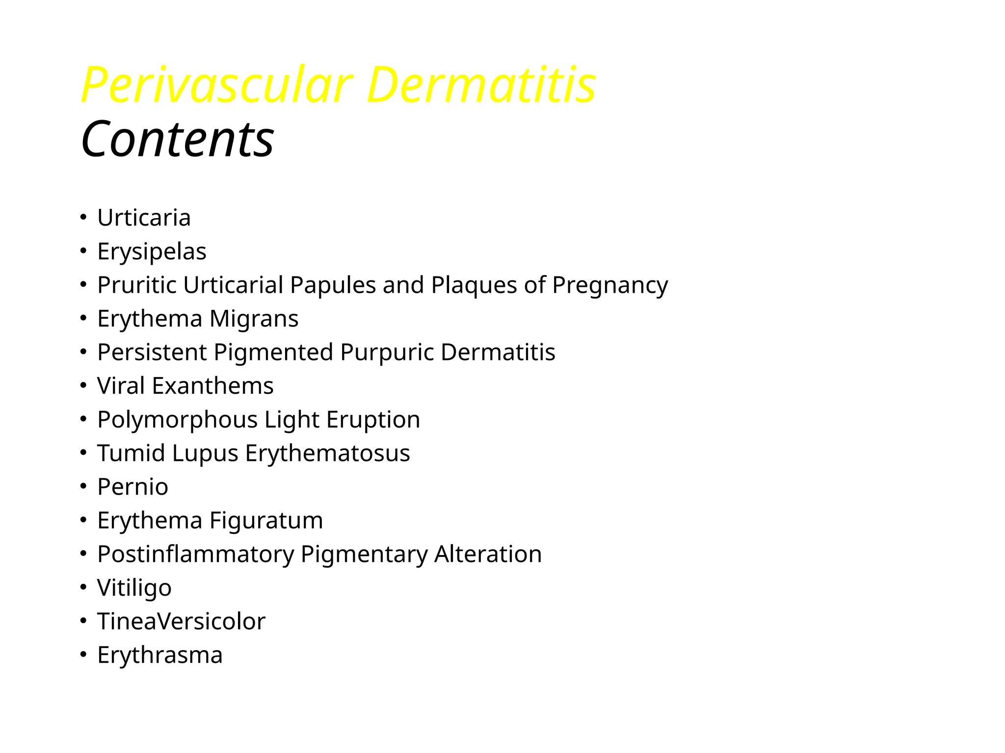 Perivascular dermatitis in human skin.pptx