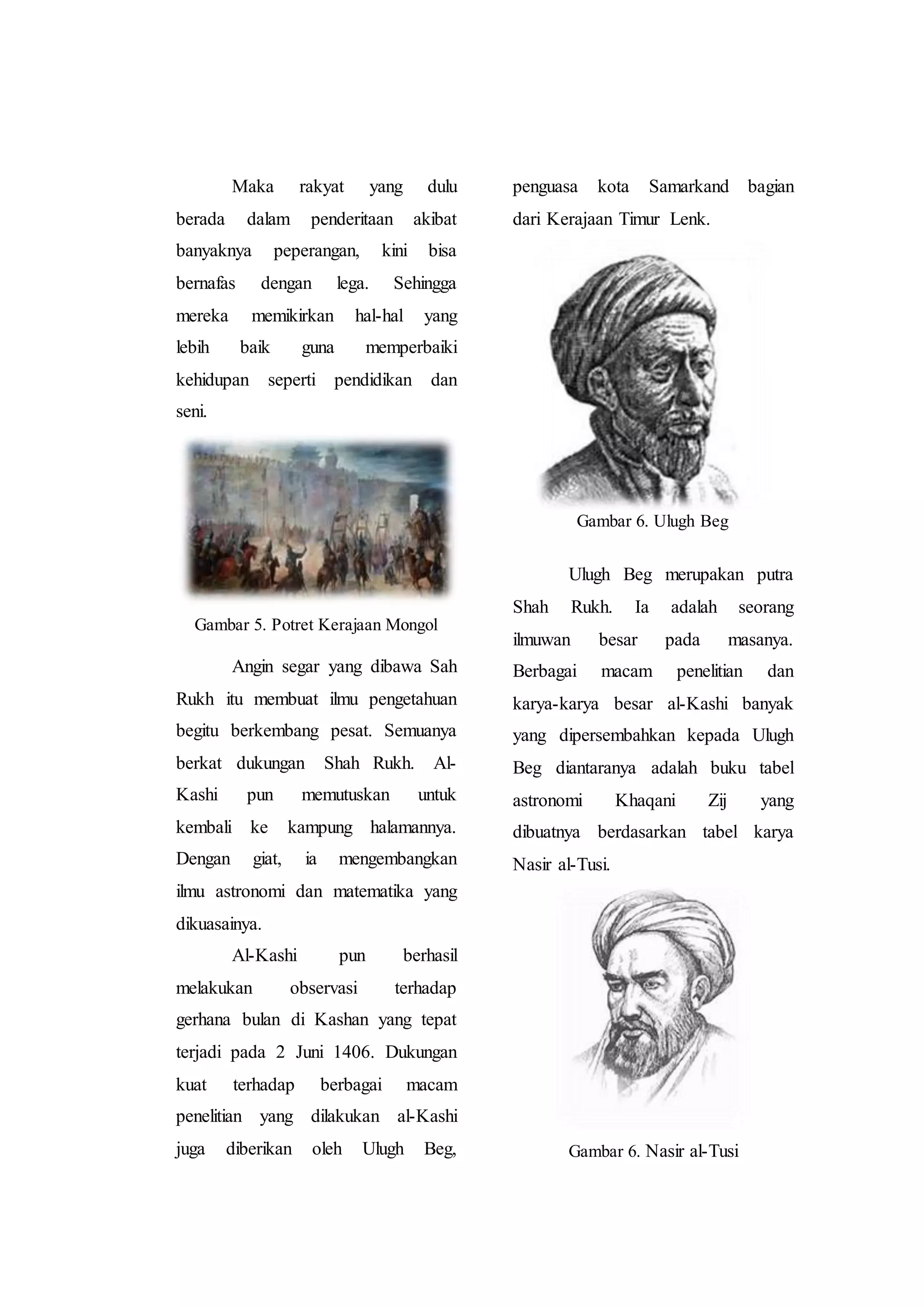 Perjalanan hidup ghiyatthuddin jamshid mas`ud al kasyi (atau al kashi ...