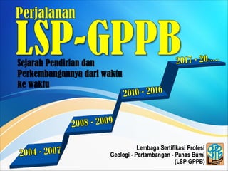 Perjalanan lsp gppb | PDF