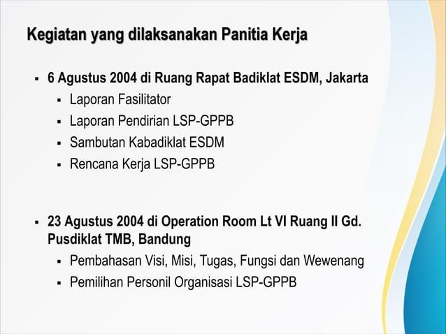 Perjalanan lsp gppb | PDF