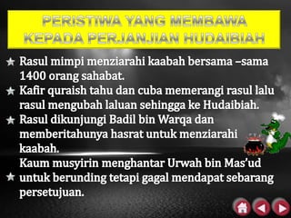 Perjanjian hudaibiah (3) | PPTX