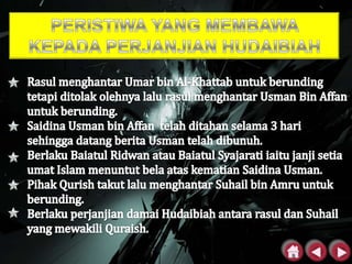 Perjanjian hudaibiah (3) | PPTX