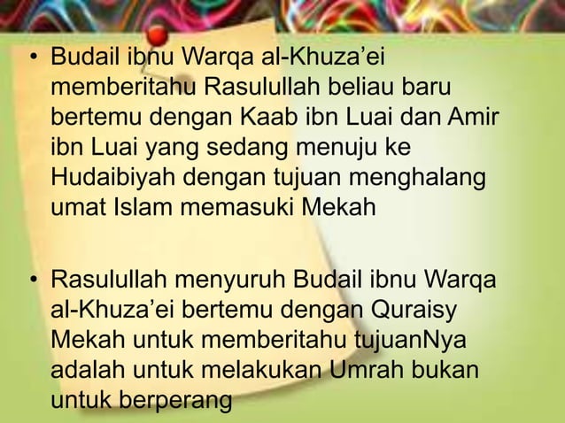 Perjanjian Hudaibiyah | PPTX