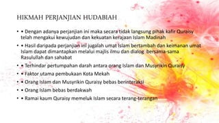 Perjanjian hudaibiyah | PPTX