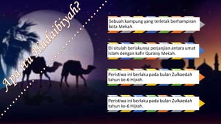 Perjanjian hudaibiyah | PPTX