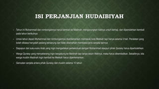 Perjanjian hudaibiyah | PPTX