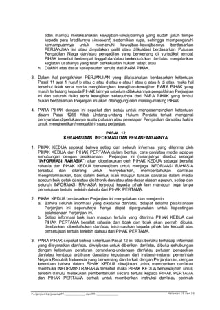 Perjanjian kerjasama implementasi cgiss clean draft | DOCX