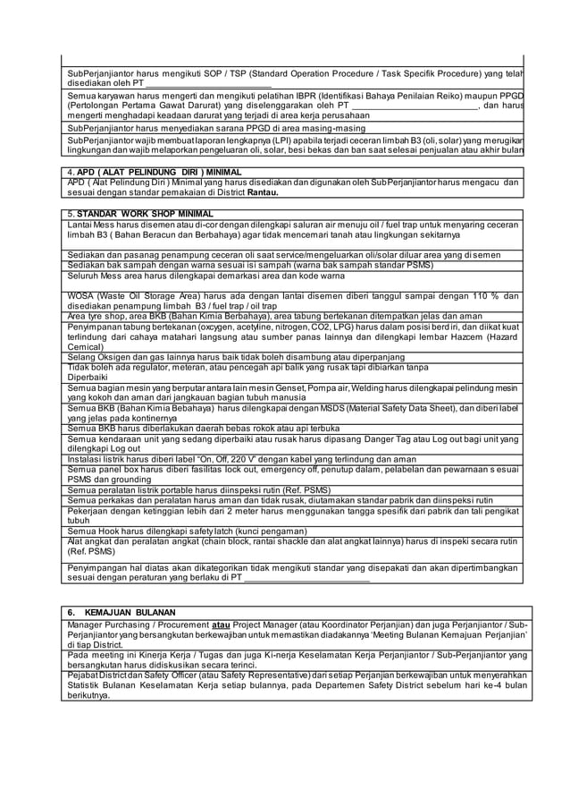 Contoh Perjanjian Pembangunan Mess Terbaru (Beli Perjanjian, Hub ...