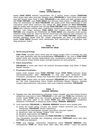 Contoh Perjanjian Pembangunan Mess Terbaru (Beli Perjanjian, Hub ...