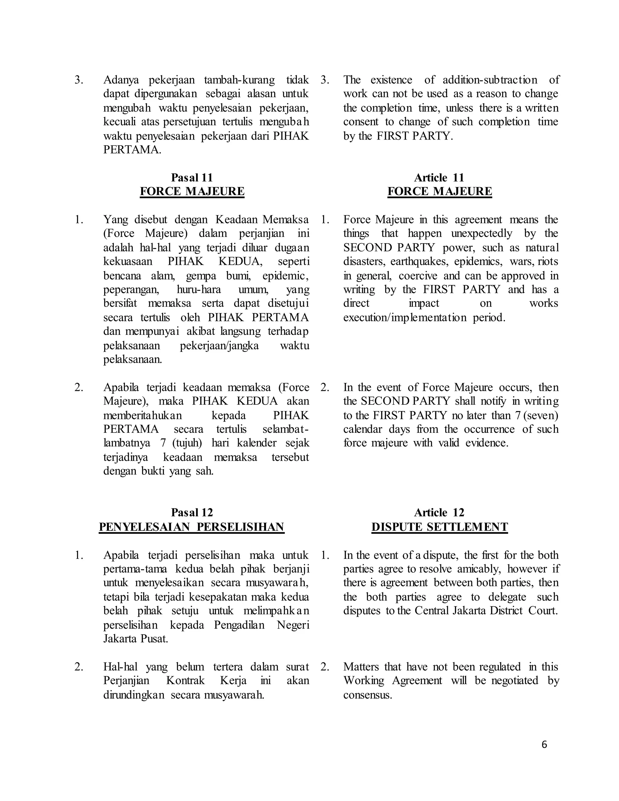 PEKERJAAN PEMBANGUNAN PABRIK SAWIT / CONSTRUCTION WORK OF PALM OIL ...