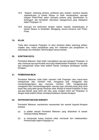 Perjanjian rmt | PDF