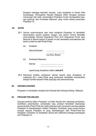 Perjanjian rmt | PDF