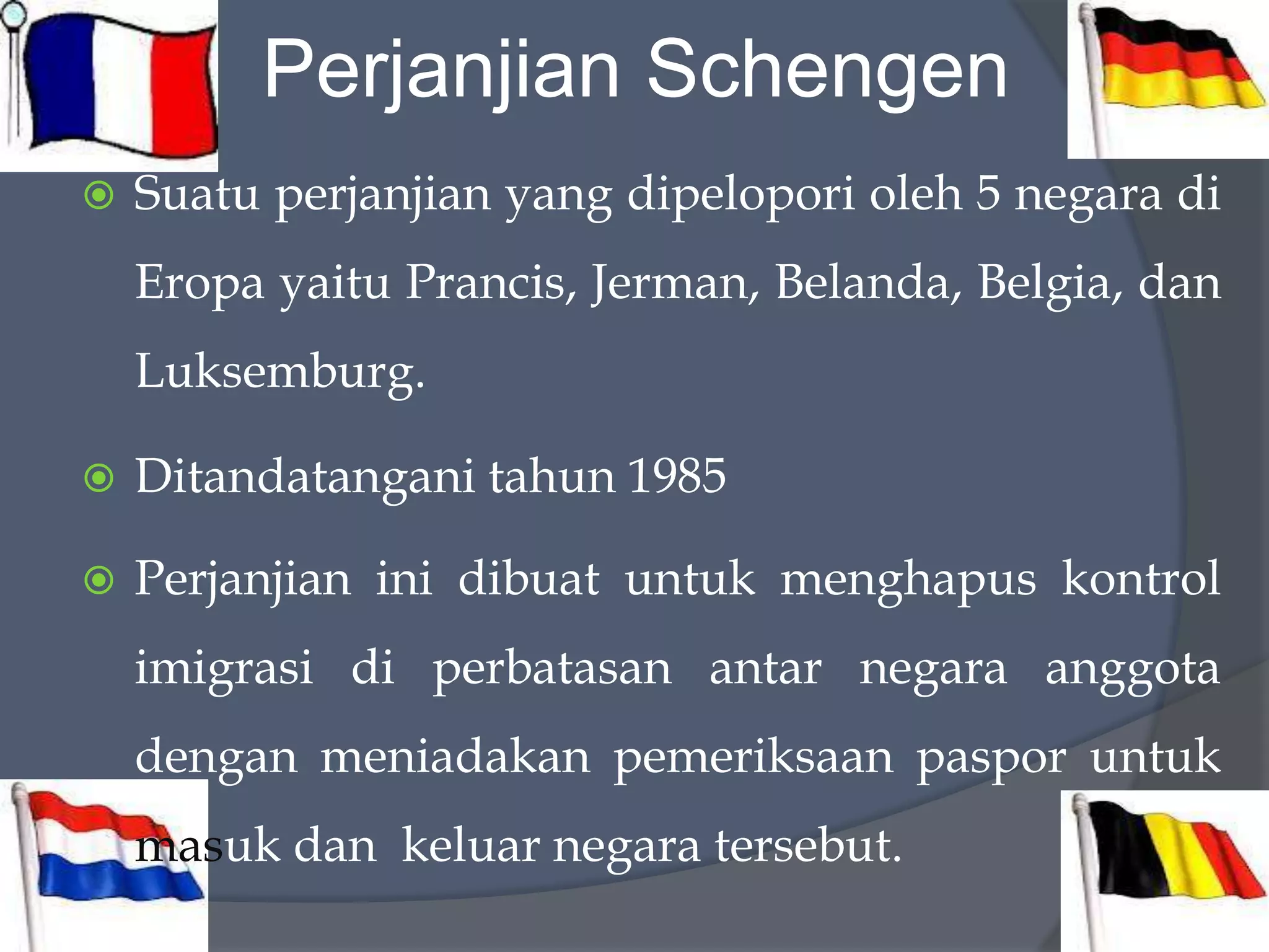 Perjanjian schengen | PPTX