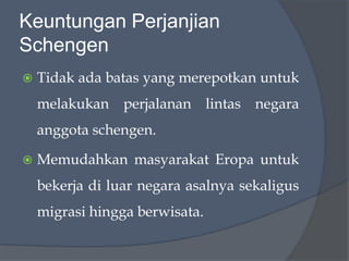 Perjanjian schengen | PPTX