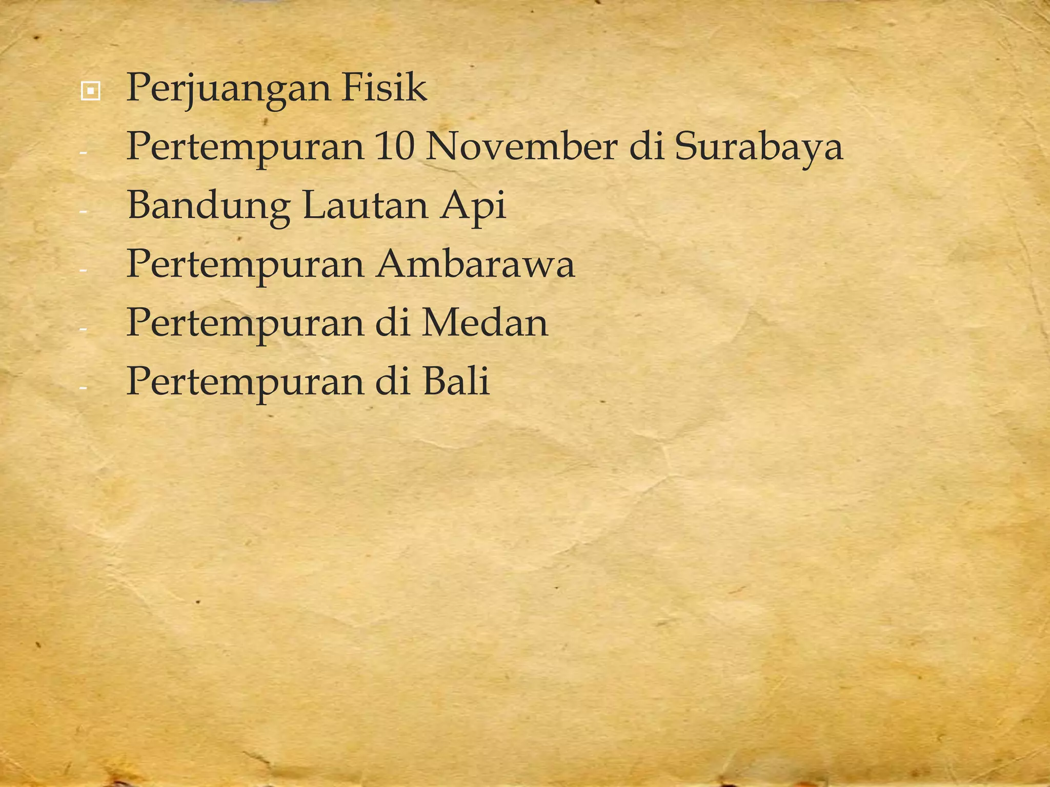 Perjuangan bangsa indonesia dalam mencapai kemerdekaan | PPTX