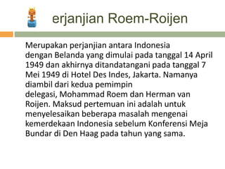 Perjuangan Bangsa Indonesia Secara Diplomasi | PPTX