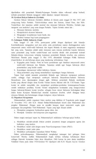 Perjuangan organisasi pergerakan kebangsaan | PDF