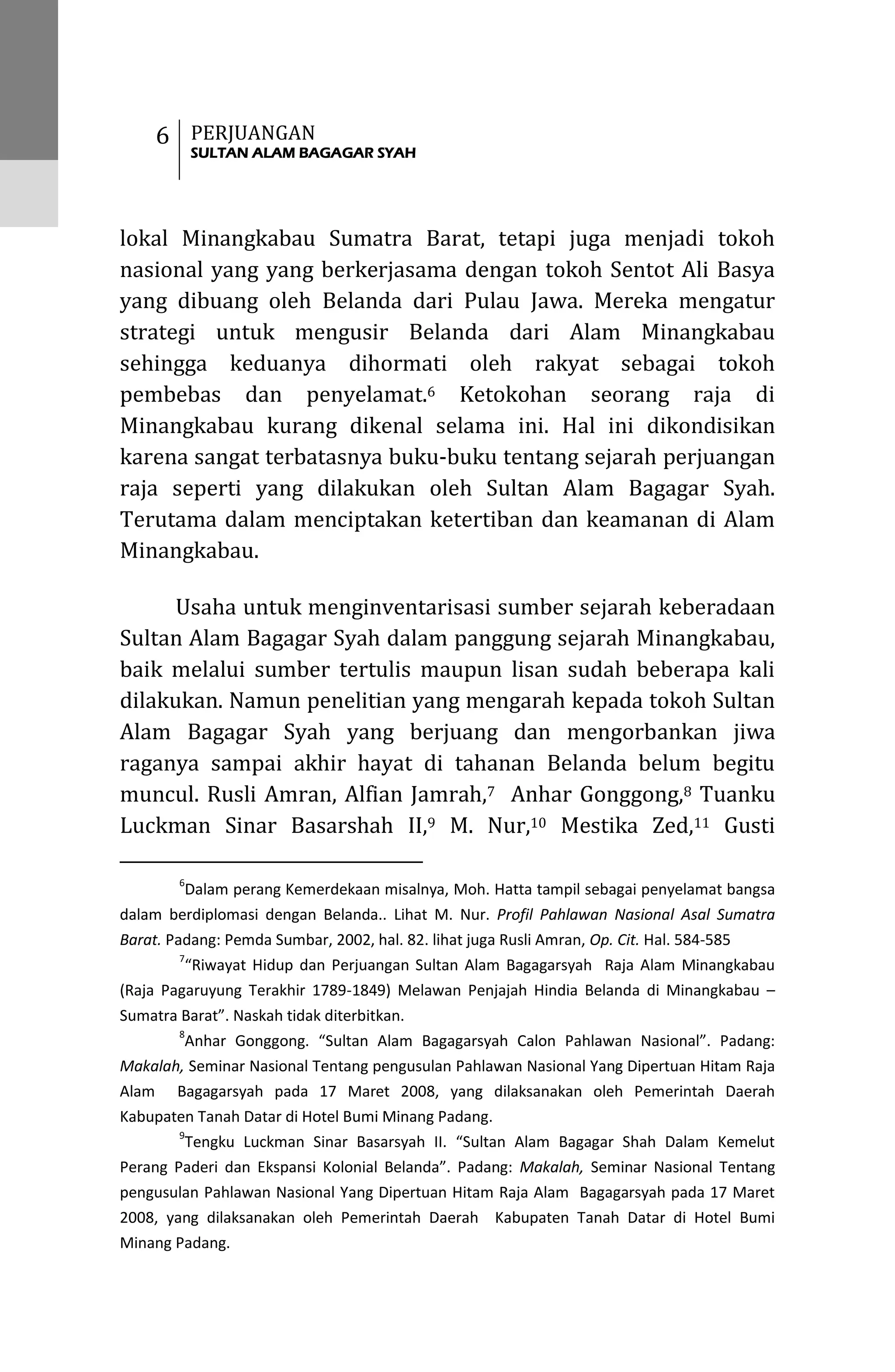 PERJUANGAN SULTAN ALAM BAGAGAR SYAH DALAM MELAWAN PENJAJAH BELANDA DI ...