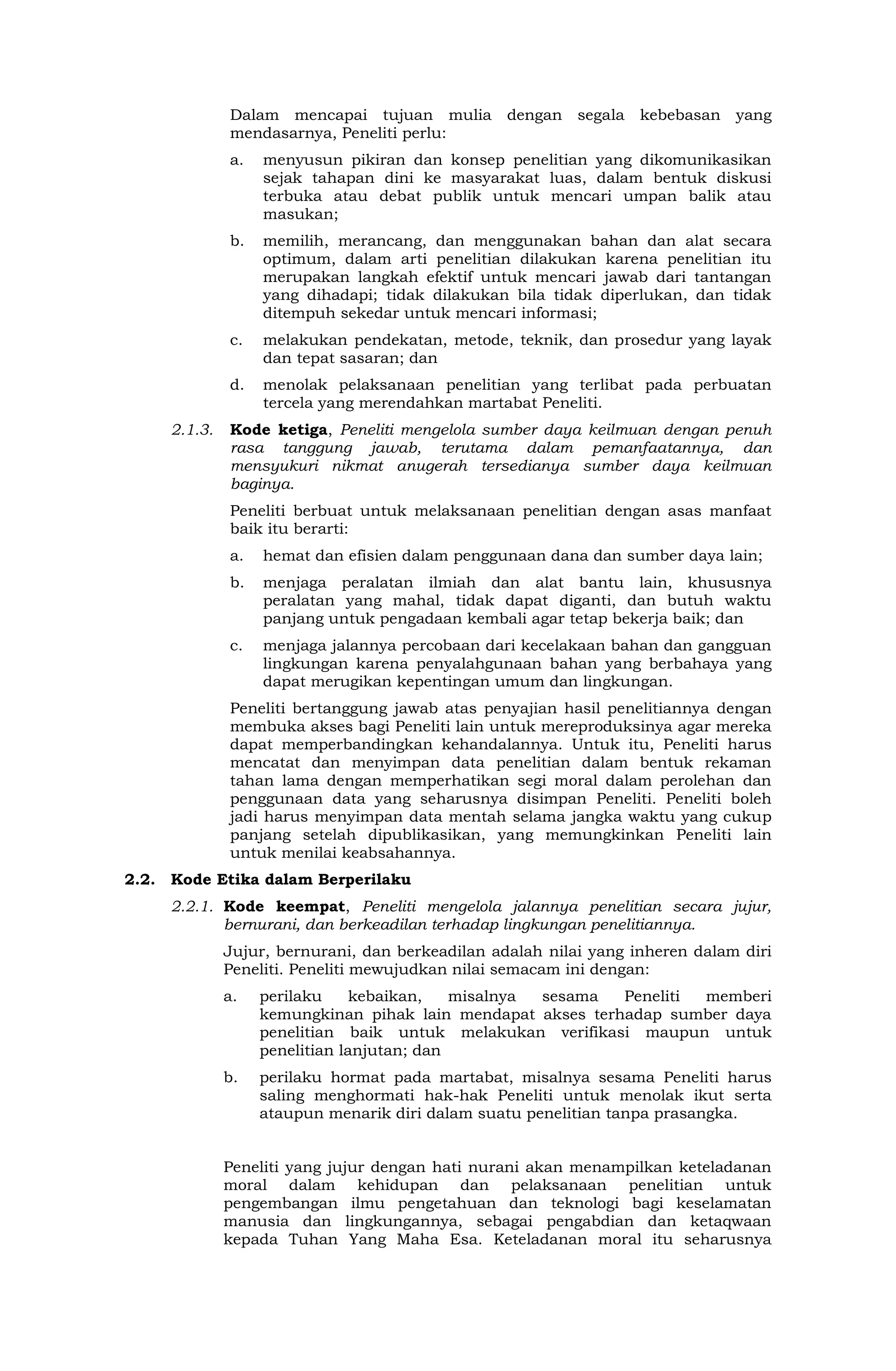 Perka lipi-tentang-kode-etika-peneliti | PDF