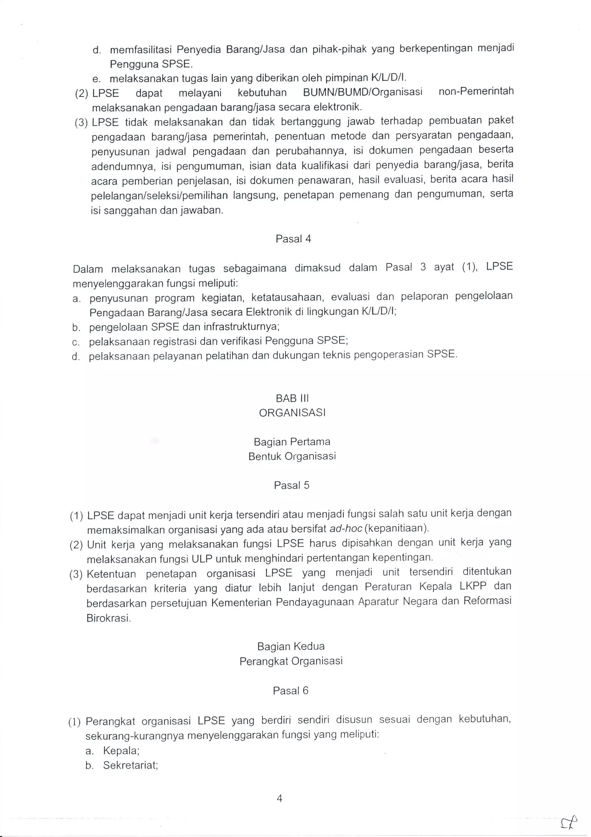 Perka 2 tahun 2010 tentang lpse | PDF