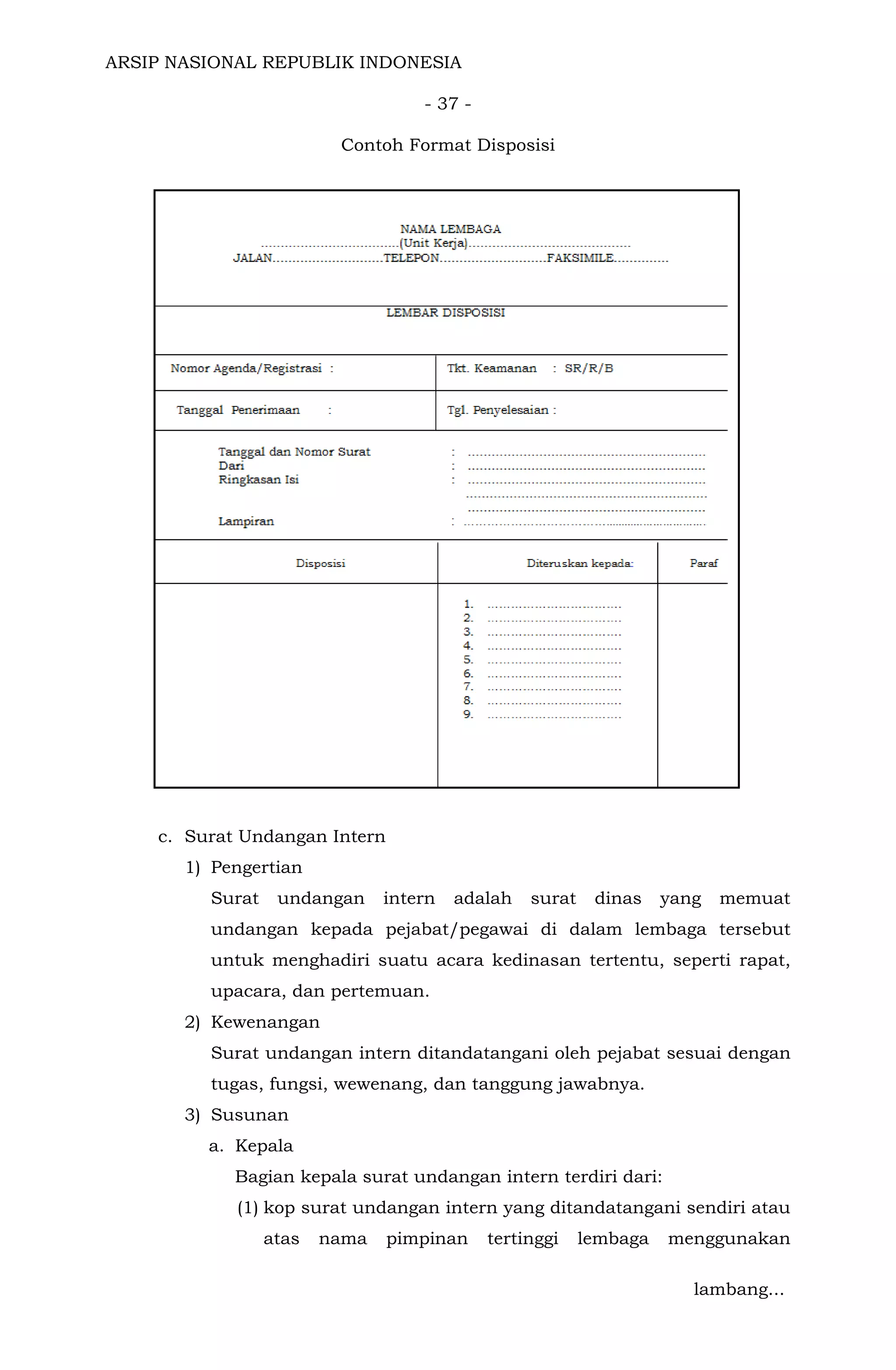 Perka anri no 02 tahun 2014 tentang pedoman tata naskah dinas | PDF